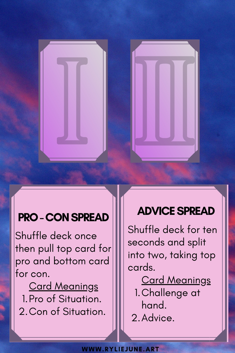 Ten Easy Tarot Card Spreads for Beginners – Divinely Rylie